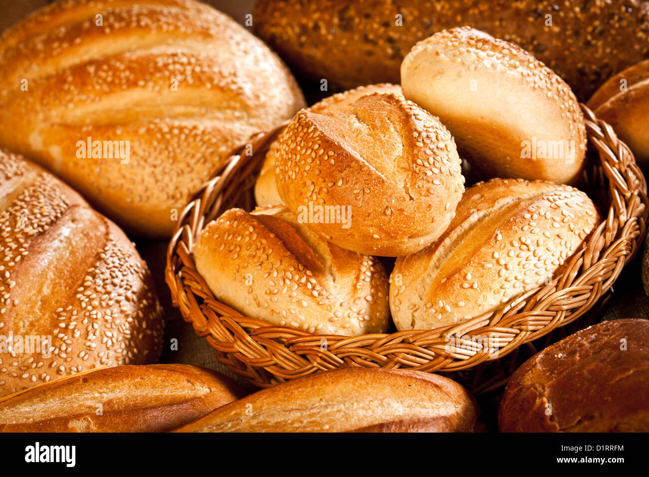 Fresh and soft tasty bread Stock Photo - Alamy