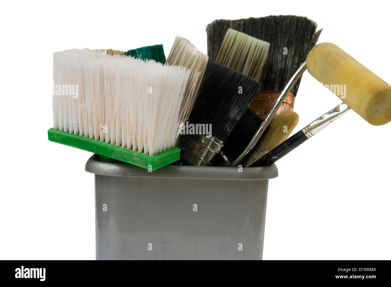 Paint brushes and container hi-res stock photography and images - Alamy