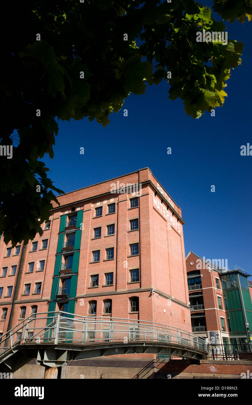 British Waterways Building in Nottingham City Centre by the Canal Stock ...