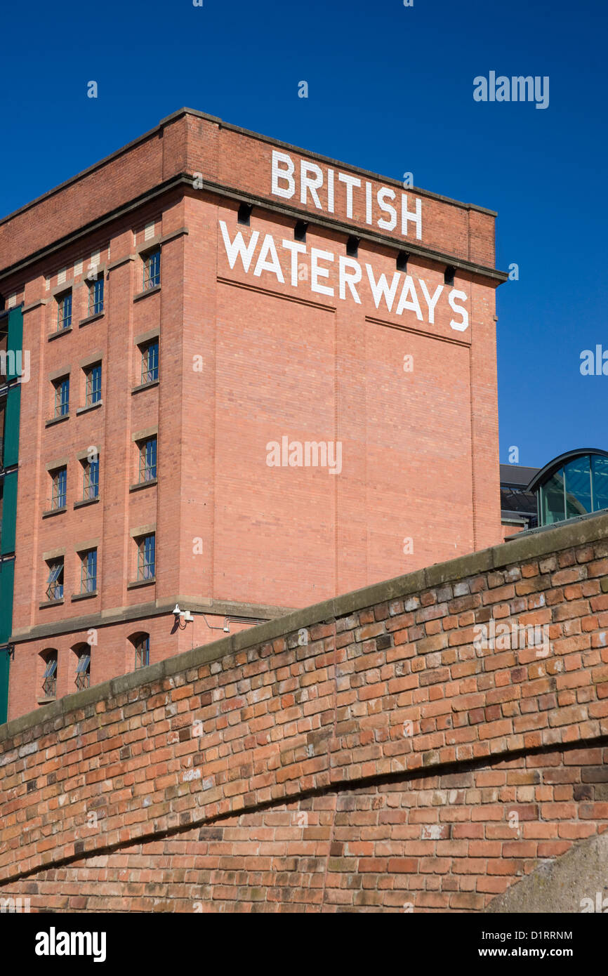 British Waterways Building in Nottingham City Centre by the Canal Stock ...