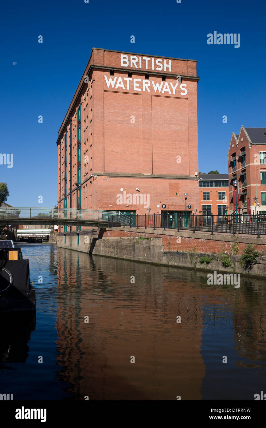 British Waterways Building in Nottingham City Centre by the Canal Stock ...