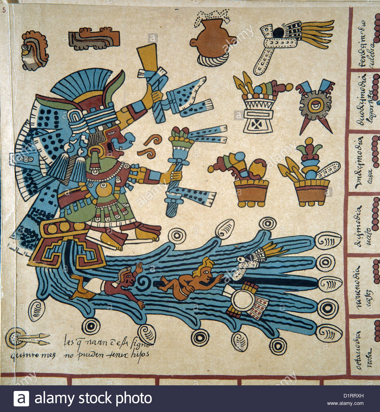 Aztec Goddess Water Stock Photos & Aztec Goddess Water Stock Images - Alamy