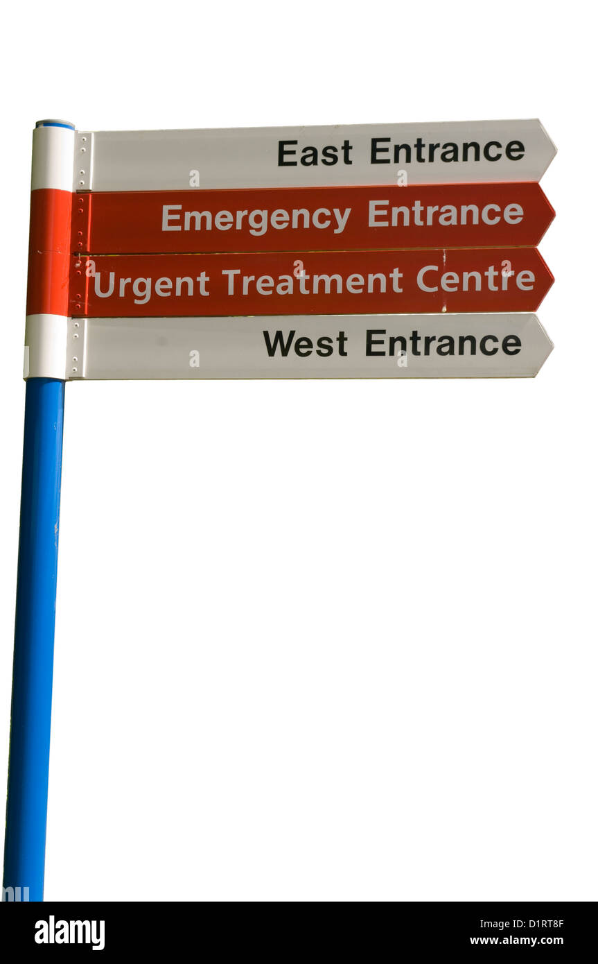 Directions to hospital departments hi-res stock photography and images ...