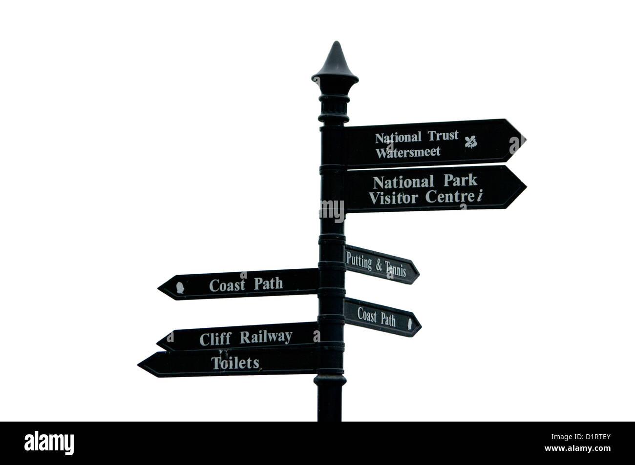Direction sign uk cutout hi-res stock photography and images - Alamy