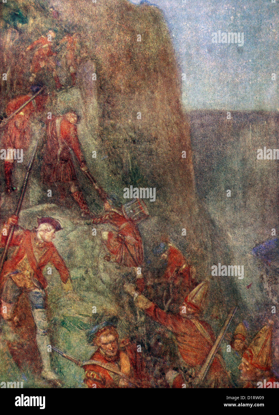 Illustration Of Major General Wolfe Sent With Eight Thousand Men Were ...