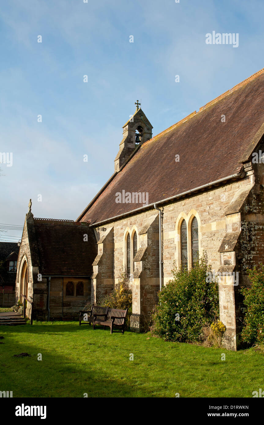 St. Paul`s Church, Cookhill, Worcestershire, England, UK Stock Photo ...