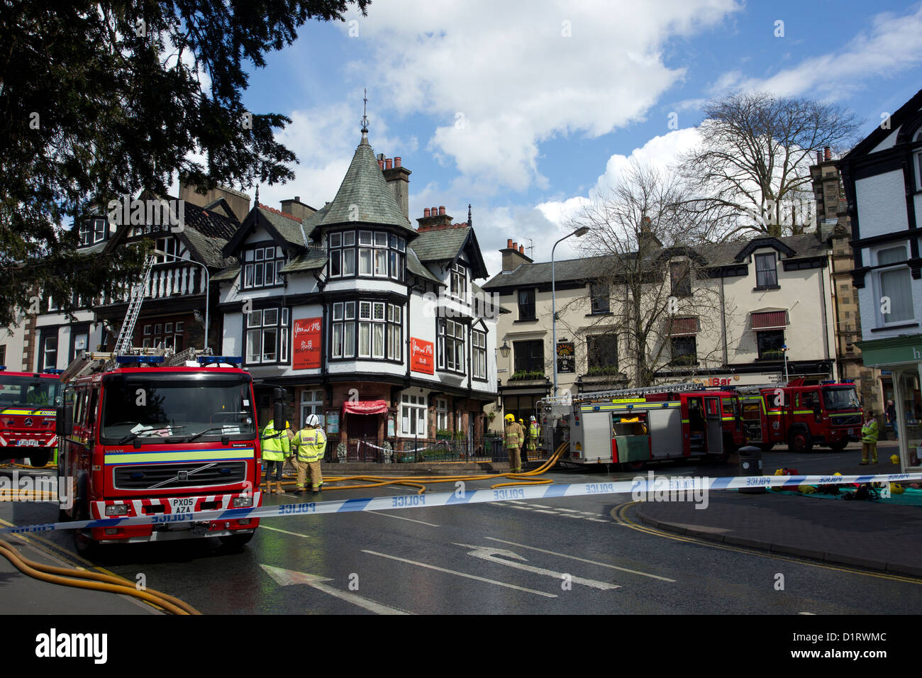 fire - incident in Bowness on Windermere Cumbria Fire & Rescue Services ...