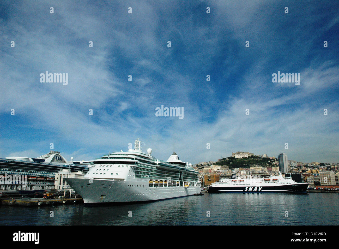 Napoli, Italy, the port Stock Photo - Alamy
