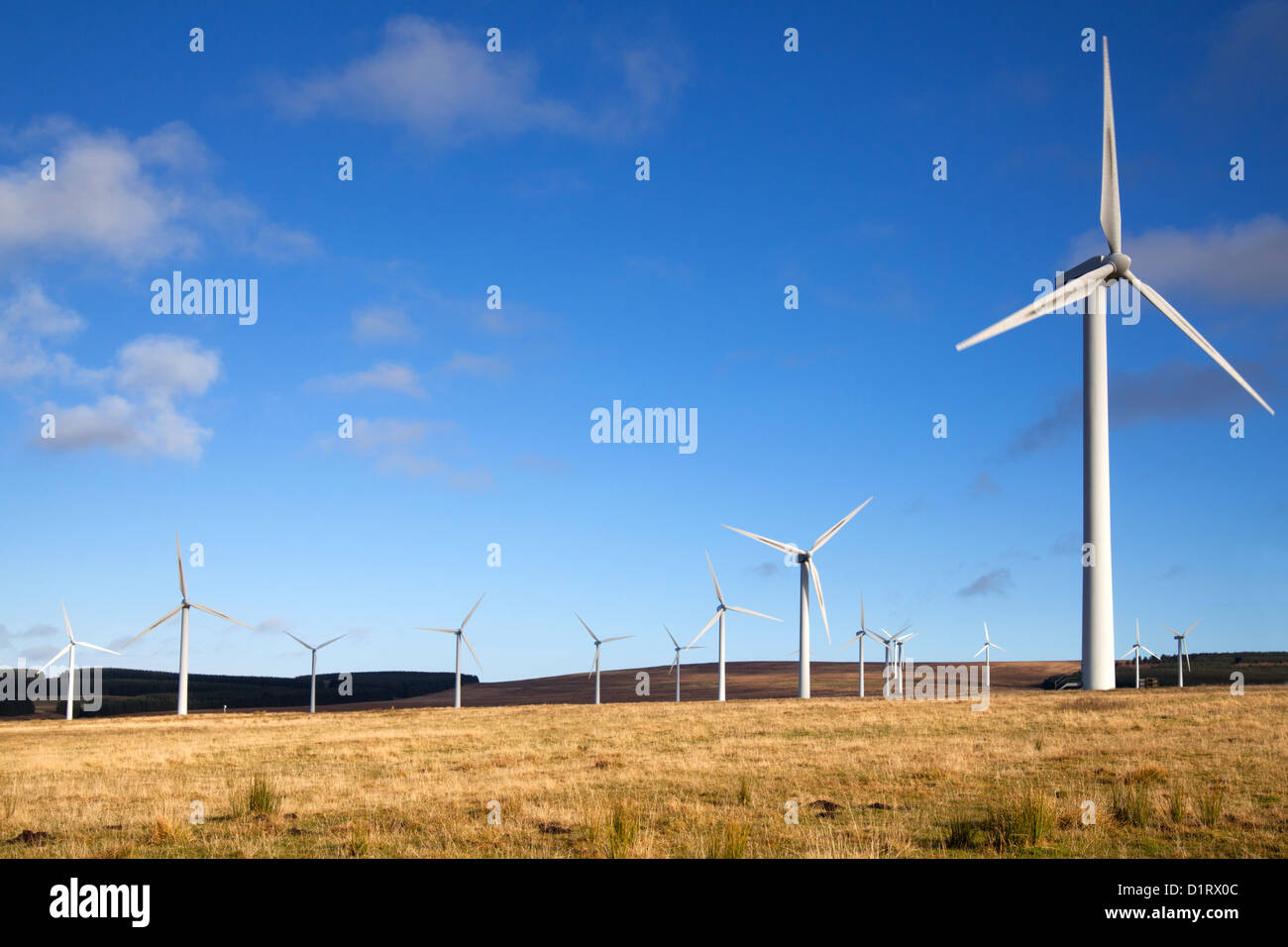 wind turbines Scotland Stock Photo - Alamy