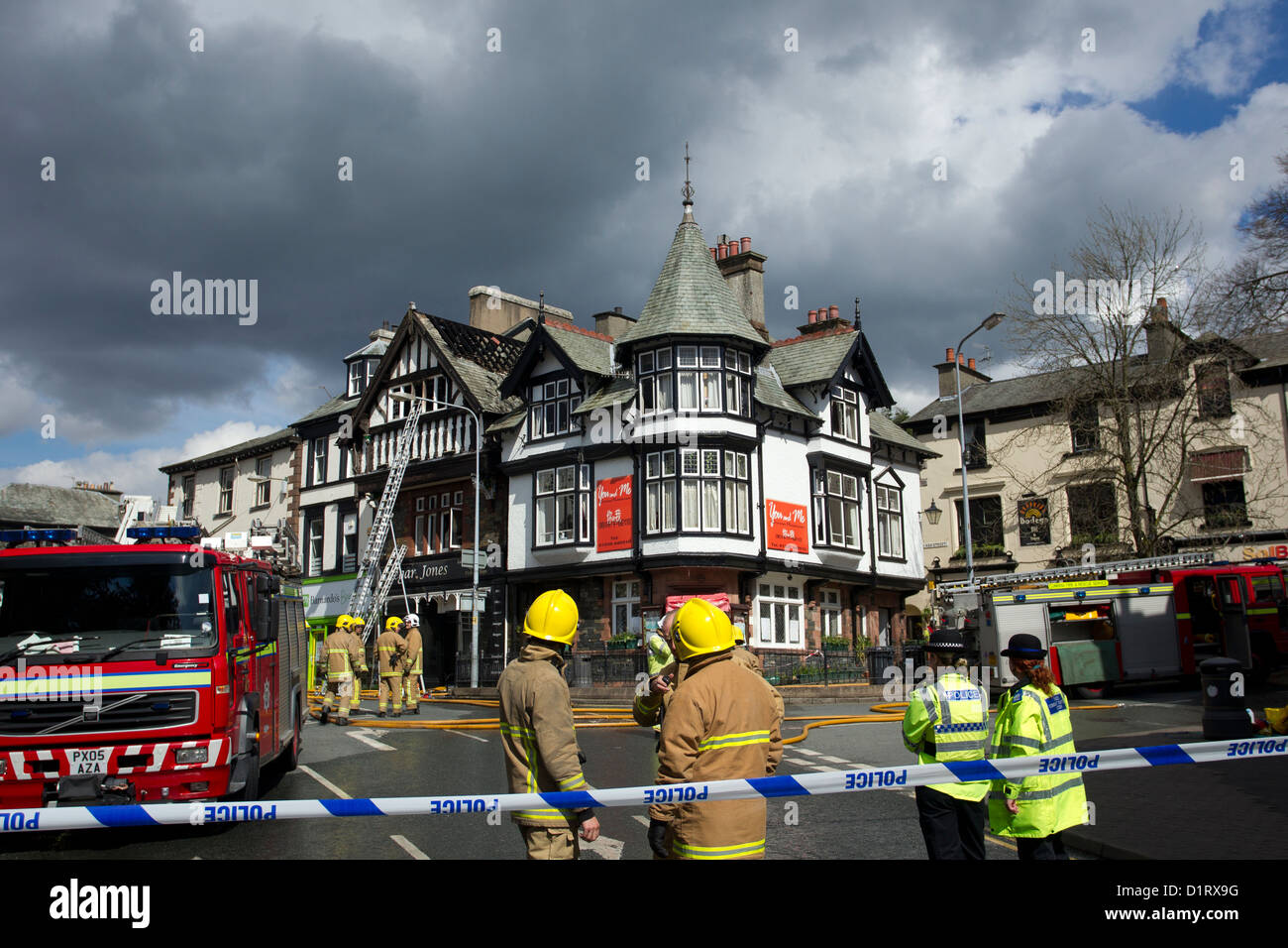 fire - incident in Bowness on Windermere Cumbria Fire & Rescue Services ...