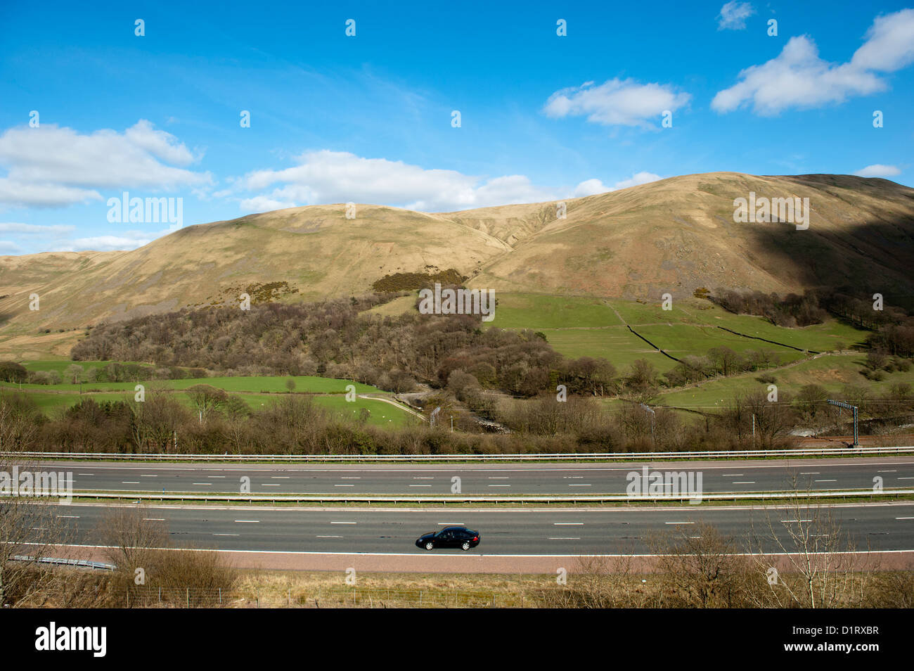 Traffic cumbria m6 motorway hi-res stock photography and images - Alamy