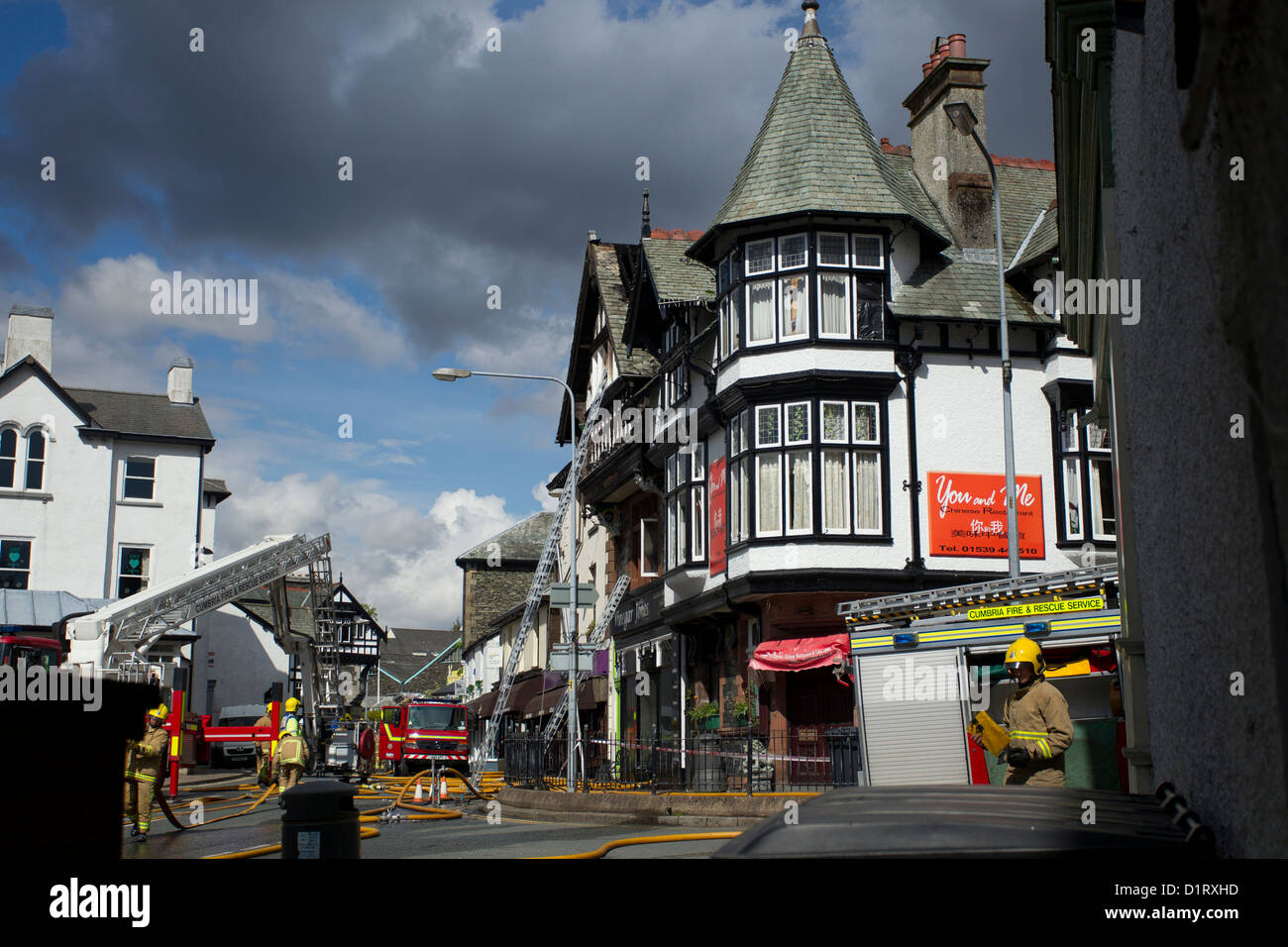 fire - incident in Bowness on Windermere Cumbria Fire & Rescue Services ...