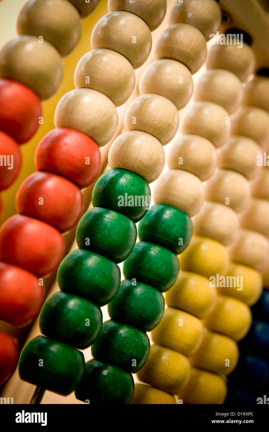 Children's multi-coloured Abacus in nursery Stock Photo - Alamy