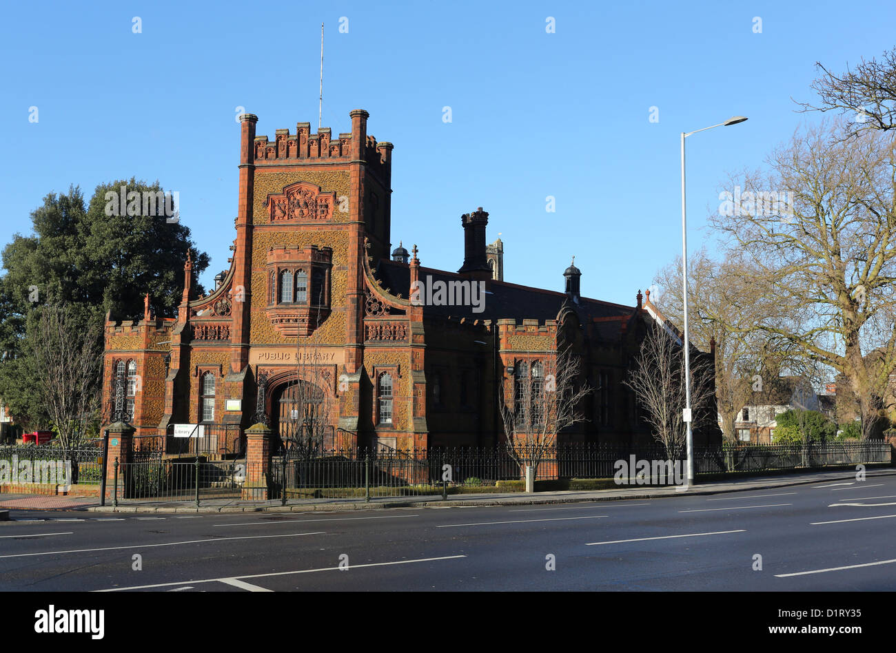 Kings Lynn Edwardian library Stock Photo - Alamy