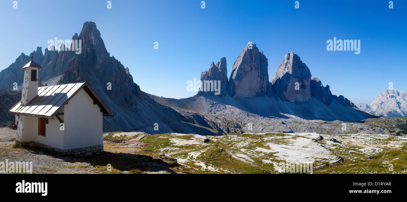 Monte paterno and refuge locatelli hi-res stock photography and images ...