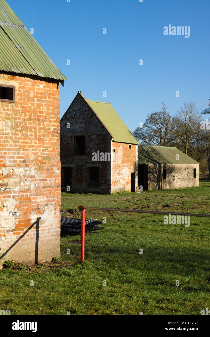 Imber village on Salisbury Plain England. The village was taken by the ...