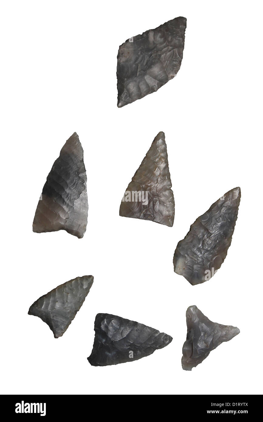 Neolithic arrowheads hi-res stock photography and images - Alamy