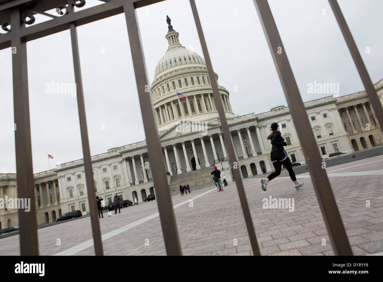 Views of the United States Capitol building, home of the United States ...