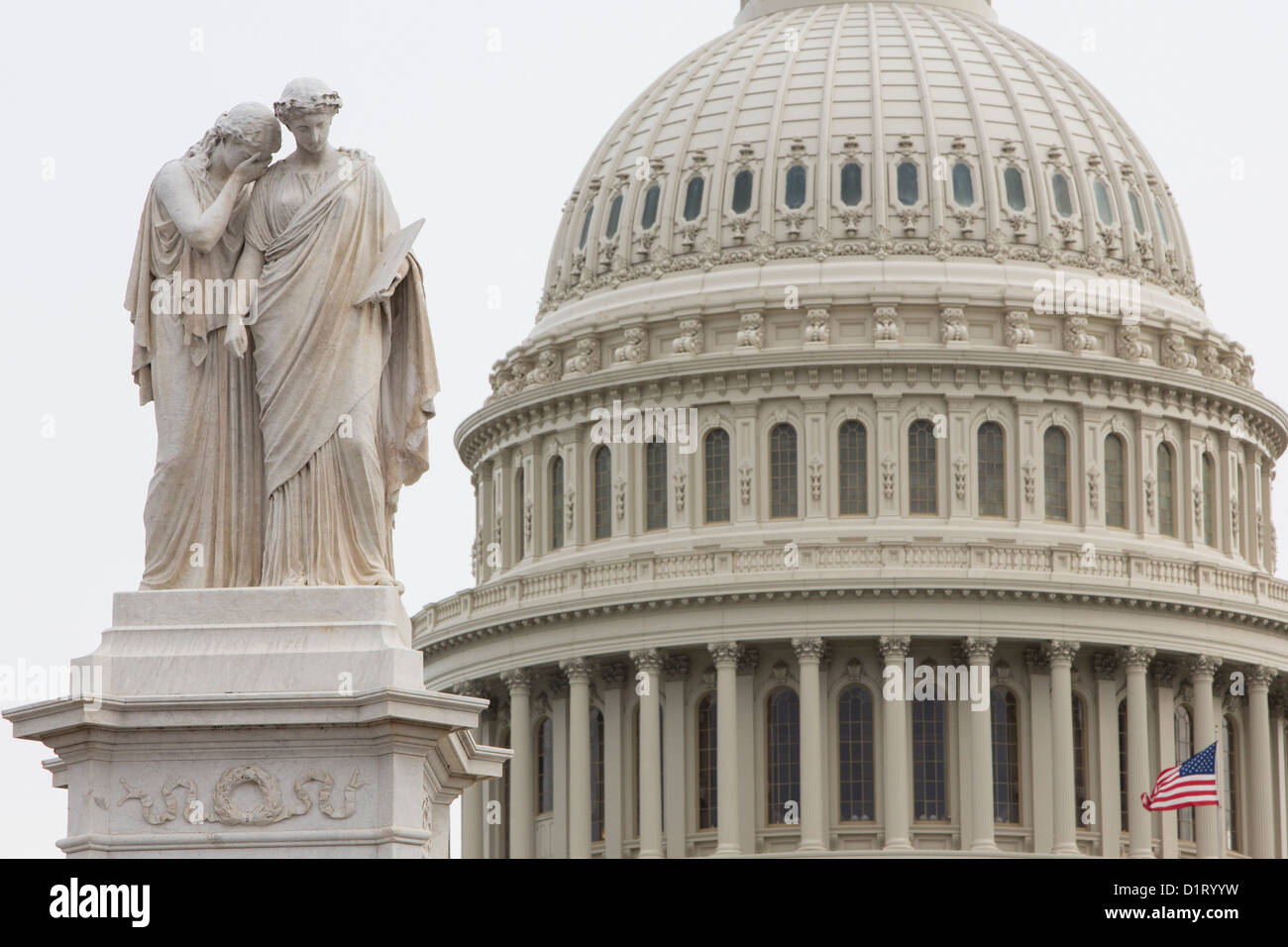Views of the United States Capitol building, home of the United States ...