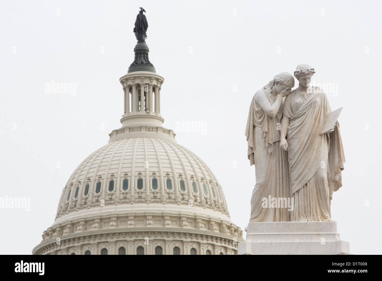 Views of the United States Capitol building, home of the United States ...