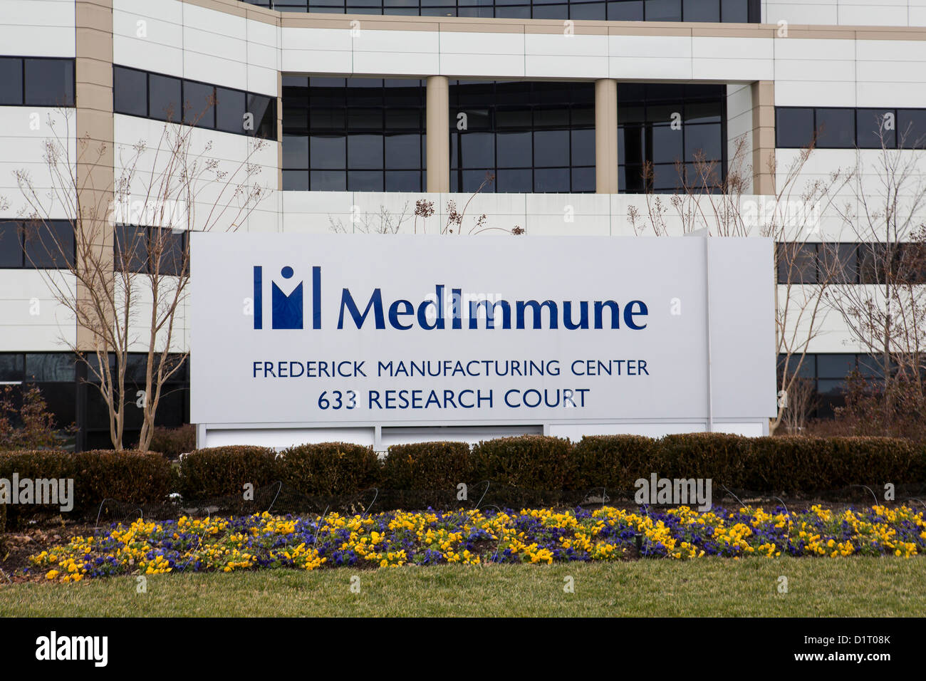 A manufacturing facility for drug maker MedImmune in suburban Maryland ...