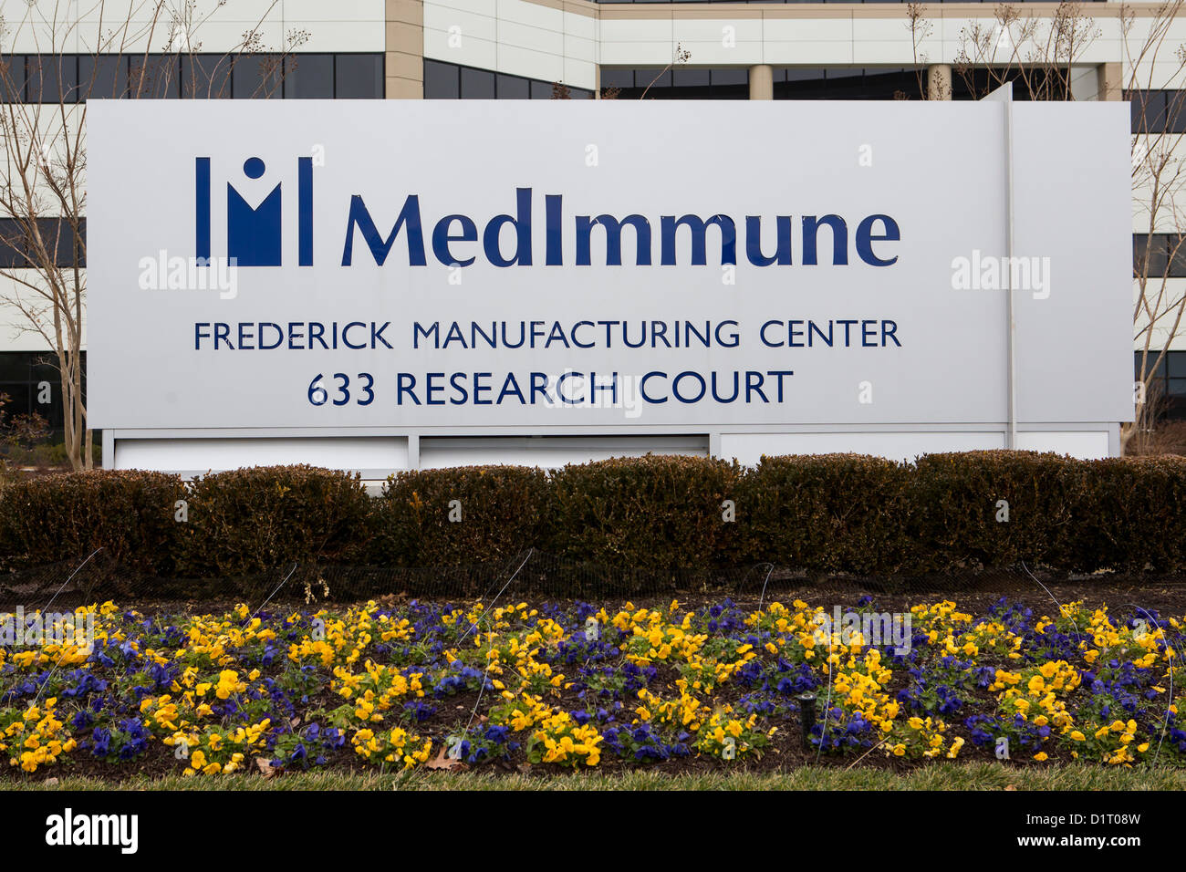 A manufacturing facility for drug maker MedImmune in suburban Maryland ...