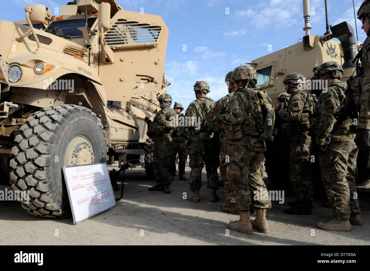 At Forward Operating Base Smart, Afghanistan, U.S. Army Sgt. Michael ...
