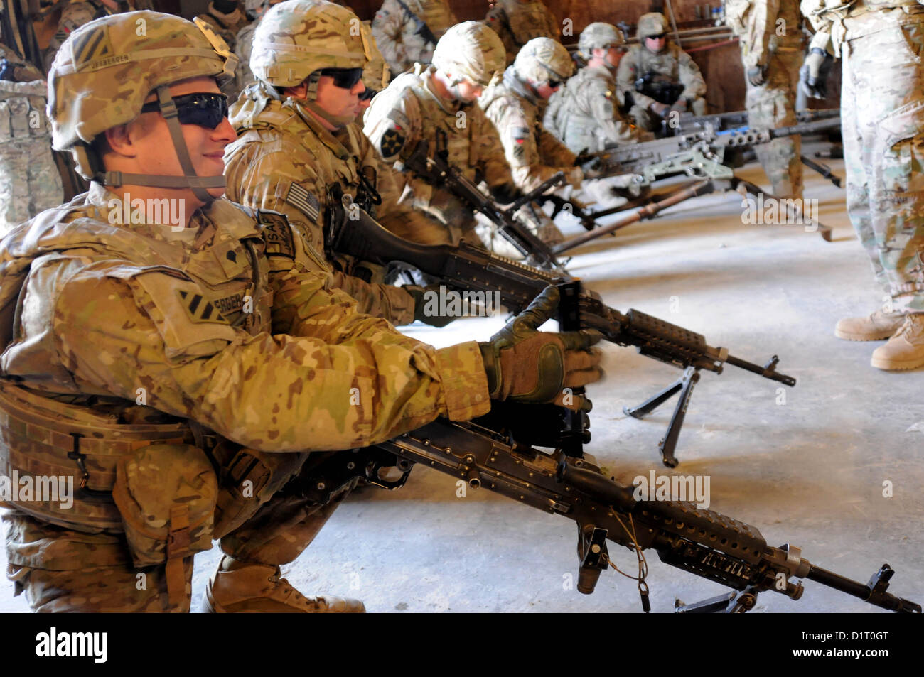 Members of the Zabul Provincial Reconstruction Team (Z PRT) practice ...