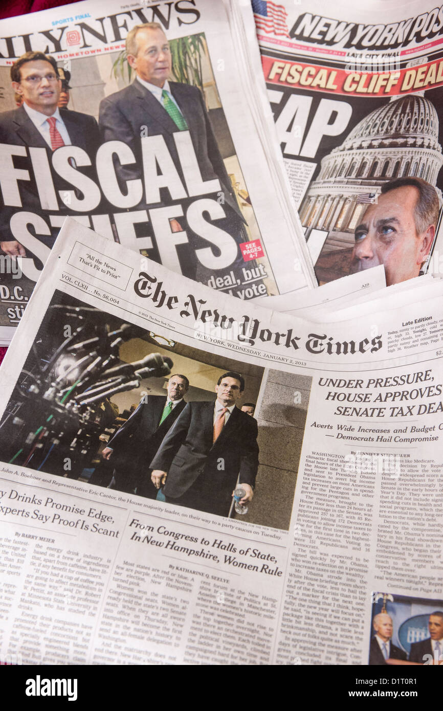 Ny times front cover hi-res stock photography and images - Alamy