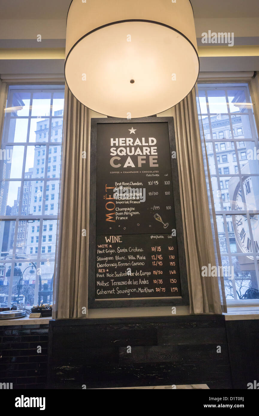 The newly opened Herald Square Cafe in Macy's department store in New ...