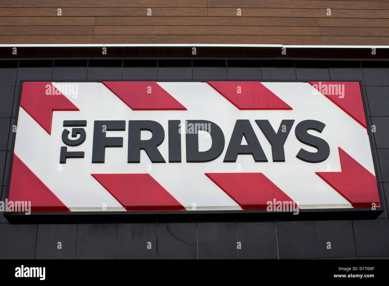 A TGI Fridays casual dining chain restaurant Stock Photo - Alamy