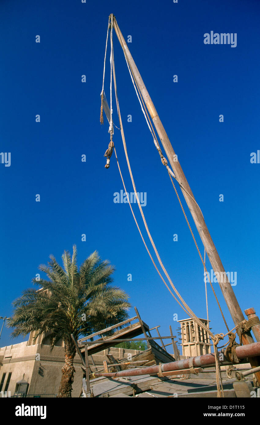 Dubai UAE Heritage Village Bow Of Dhow Stock Photo - Alamy