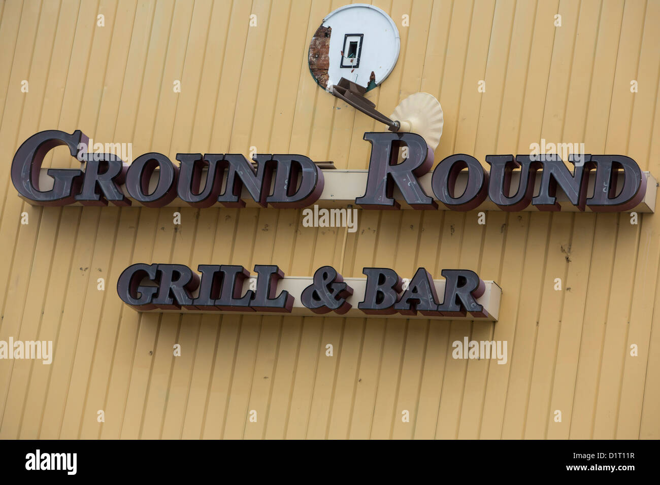 A Ground Round casual dining chain restaurant Stock Photo - Alamy