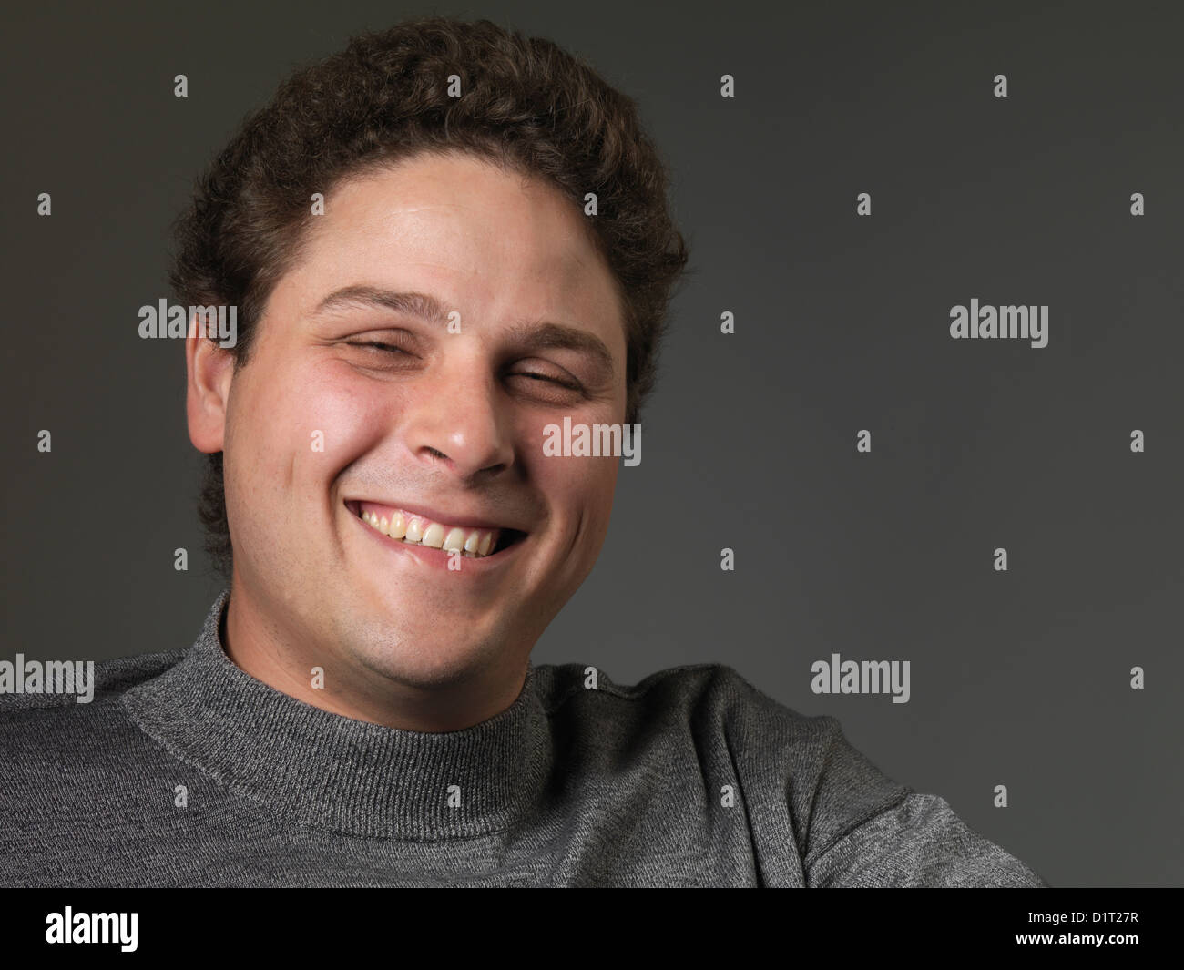 A happy man is a loving man Stock Photo - Alamy