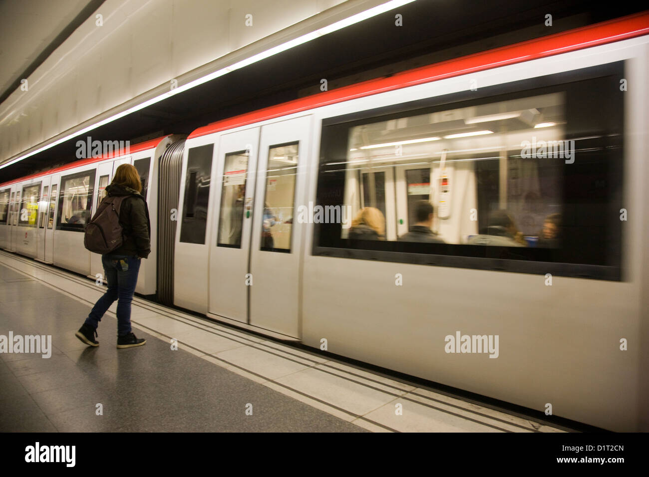 On metro in barcelona hi-res stock photography and images - Alamy
