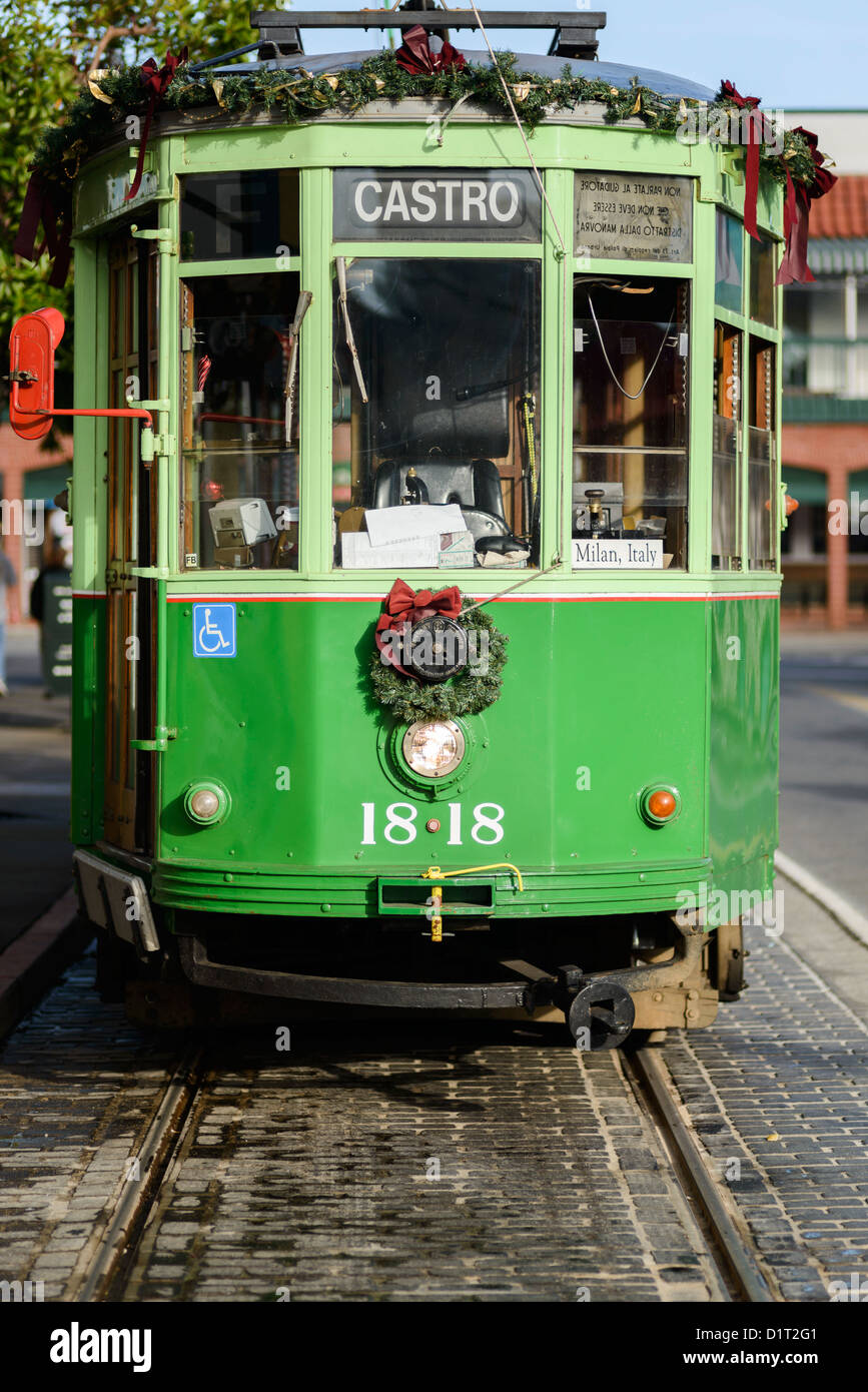 Green trams hi-res stock photography and images - Alamy