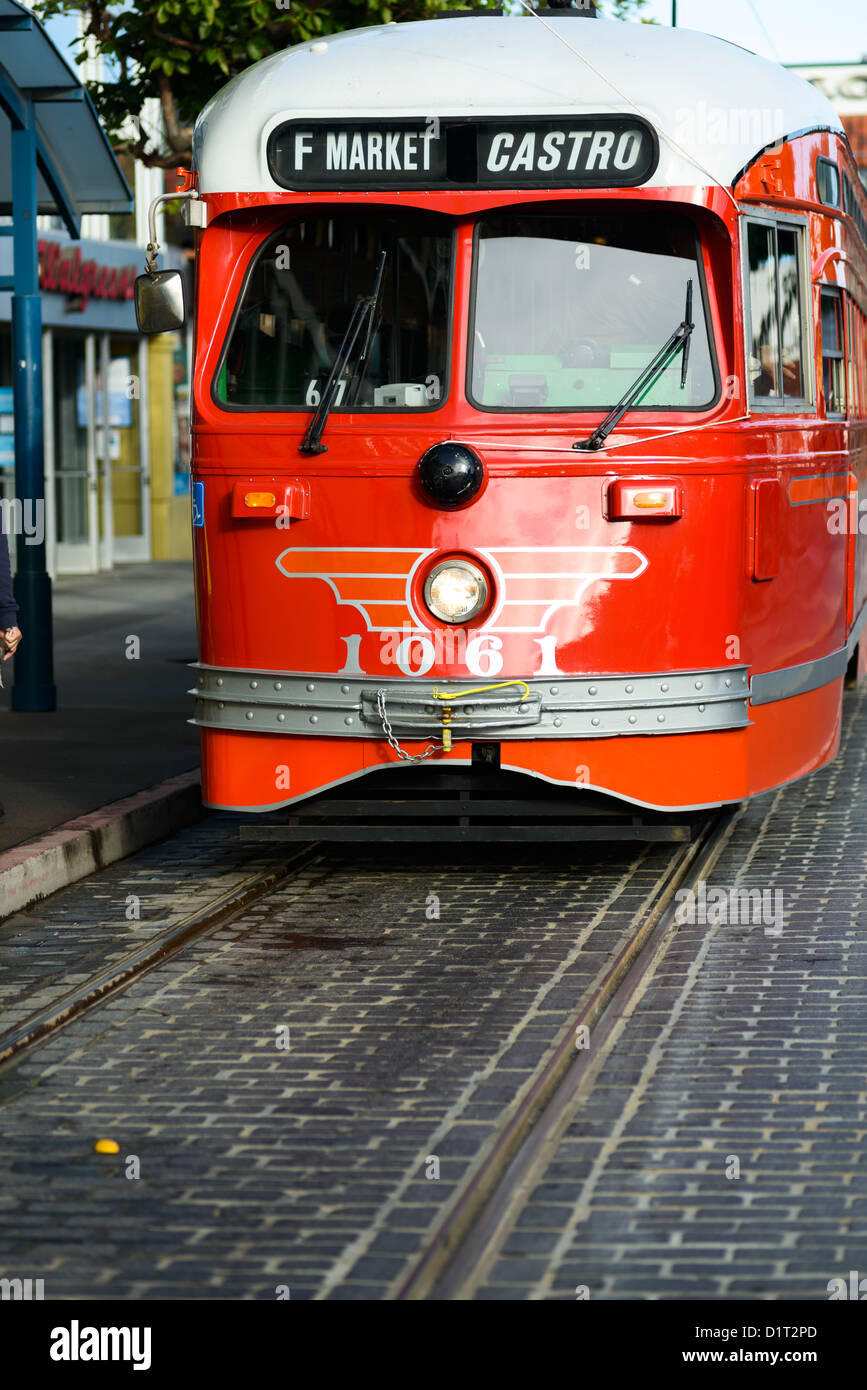 San Francisco Tram, USA Stock Photo - Alamy