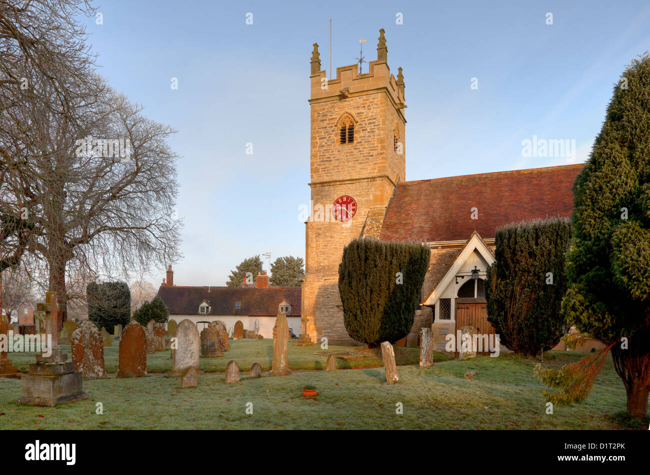 English church and clock tower hi-res stock photography and images - Alamy