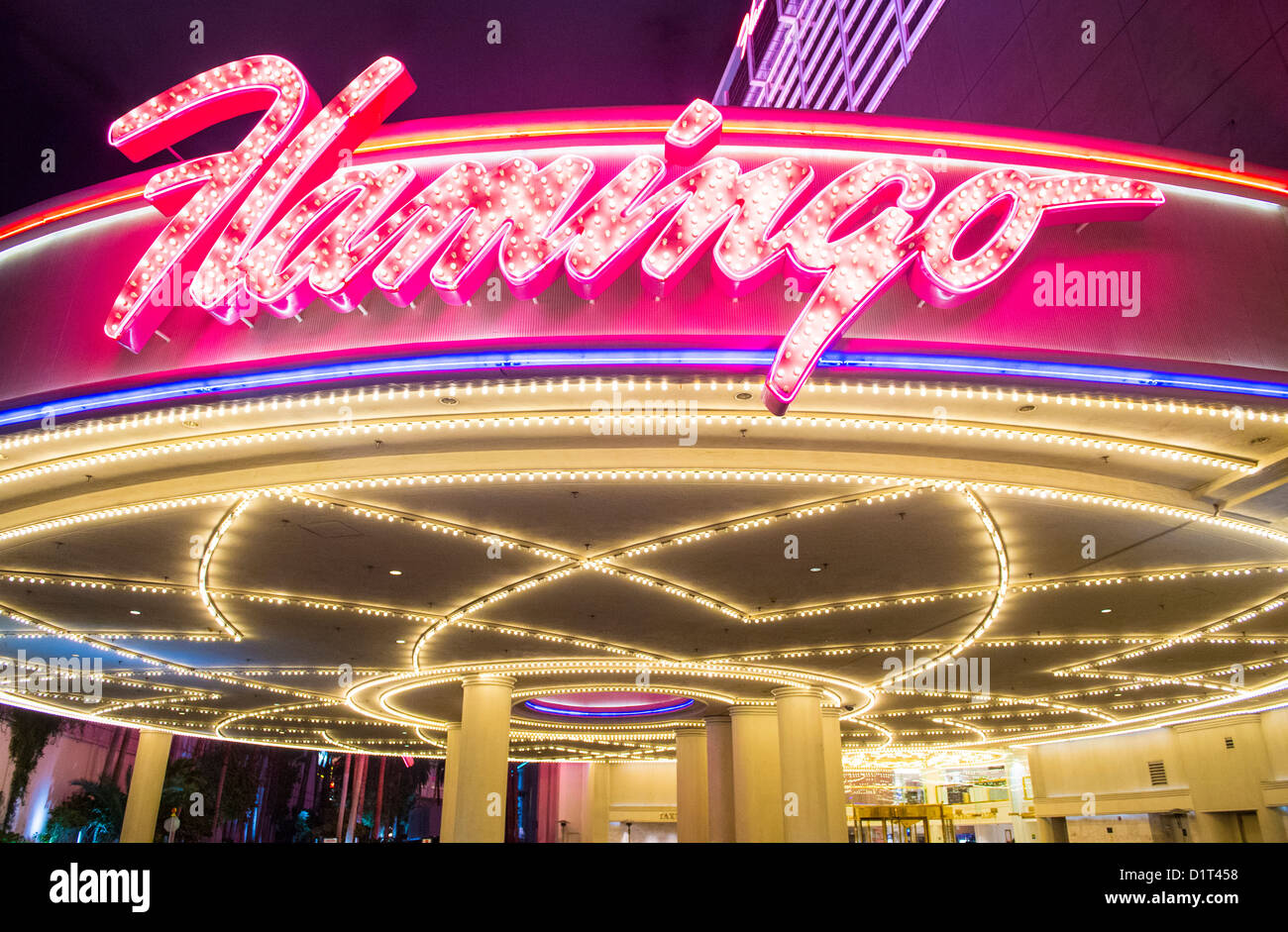 Flamingo las vegas hotel sign hi-res stock photography and images - Alamy