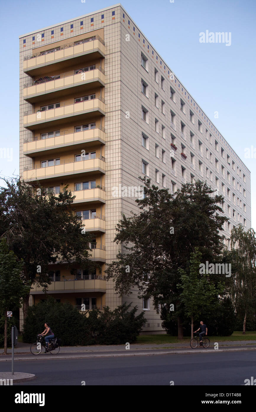 Berlin, Germany, residential buildings at the Alexander in Berlin Stock ...