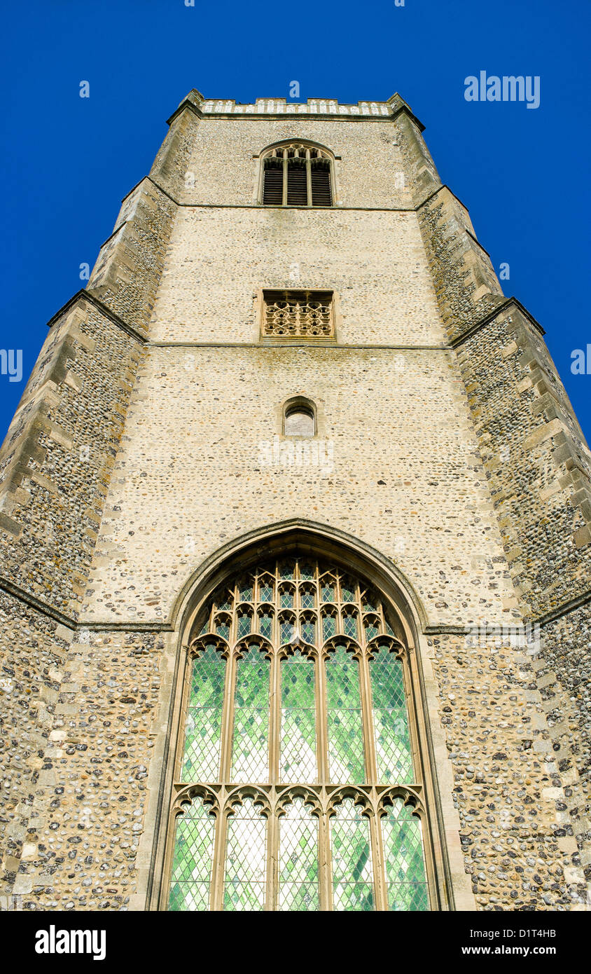 St Mary's Church Tower Happisburgh Norfolk UK Stock Photo - Alamy