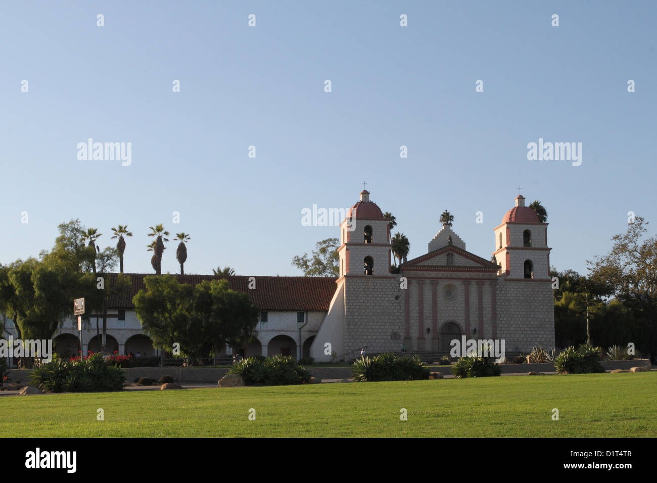 Santa barbara mission cross california hi-res stock photography and ...