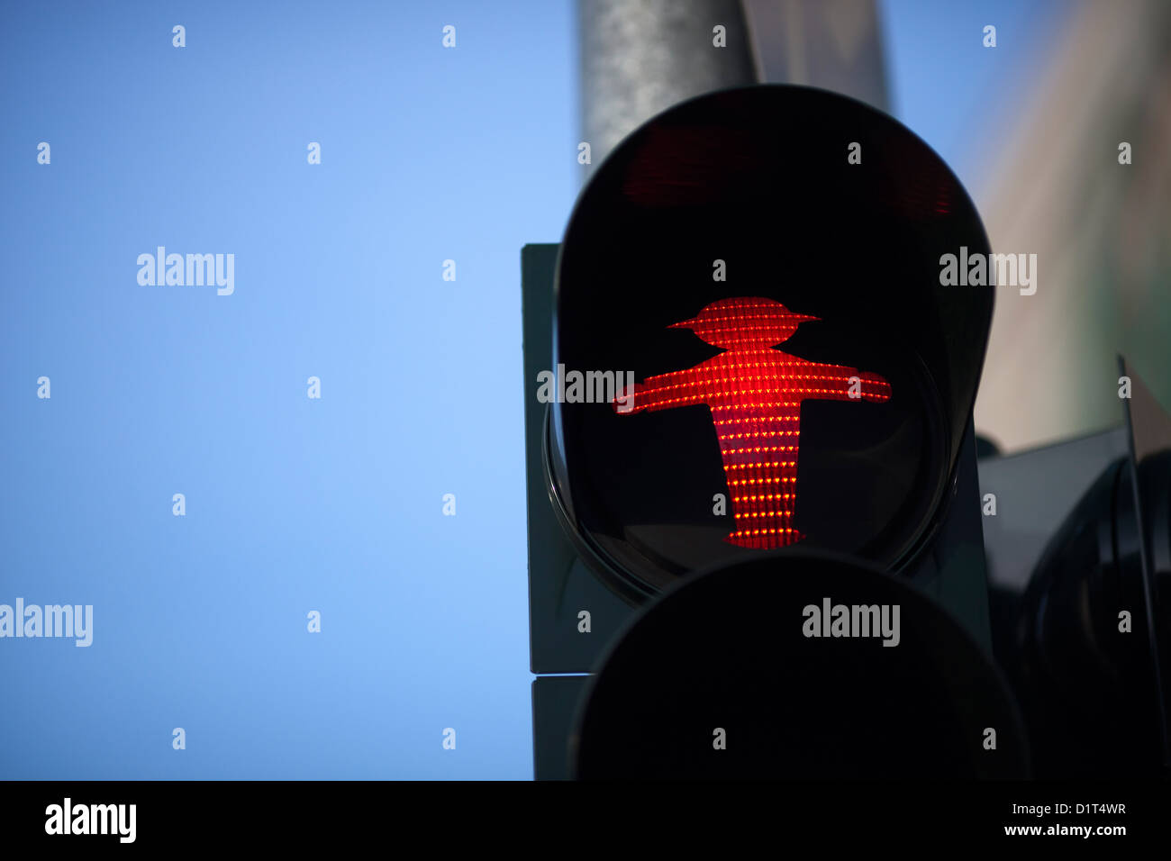 Berlin, Germany, red Ampelmaennchen Stock Photo - Alamy