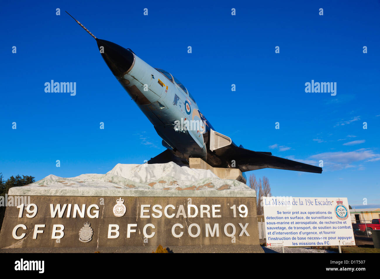 Canada, British Columbia, Vancouver Island, Comox, Comox CFB airbase ...