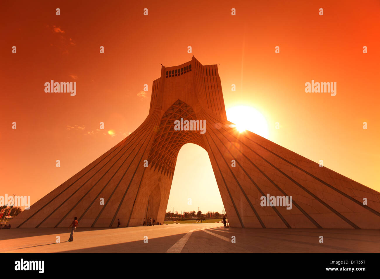 The Azadi Tower, or King Memorial Tower, Tehran, Iran Stock Photo - Alamy