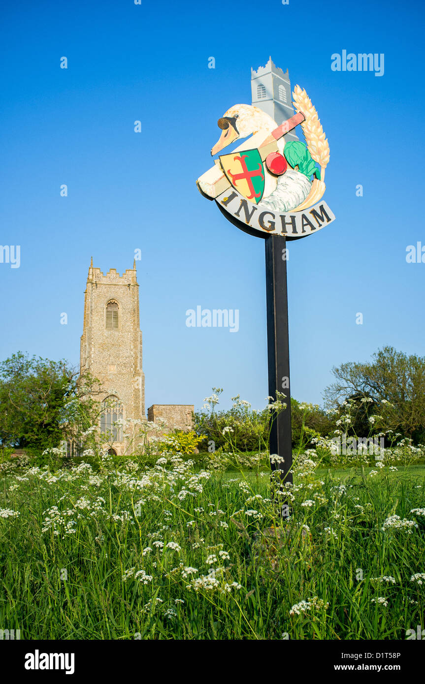 Village sign norfolk uk hi-res stock photography and images - Alamy