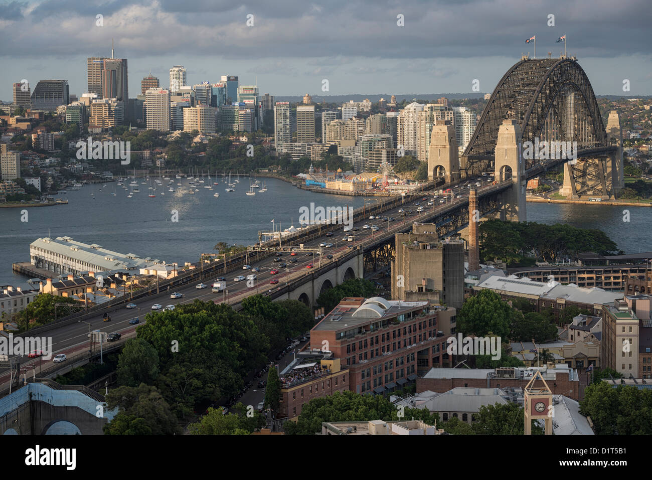 View of Sydney Harbor Bridge from The Rocks, Australia Stock Photo - Alamy