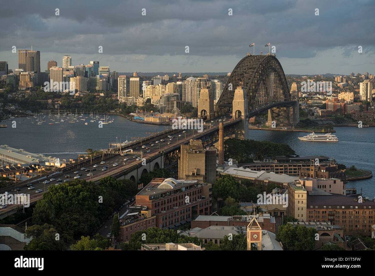 View of Sydney Harbor Bridge from The Rocks, Australia Stock Photo - Alamy