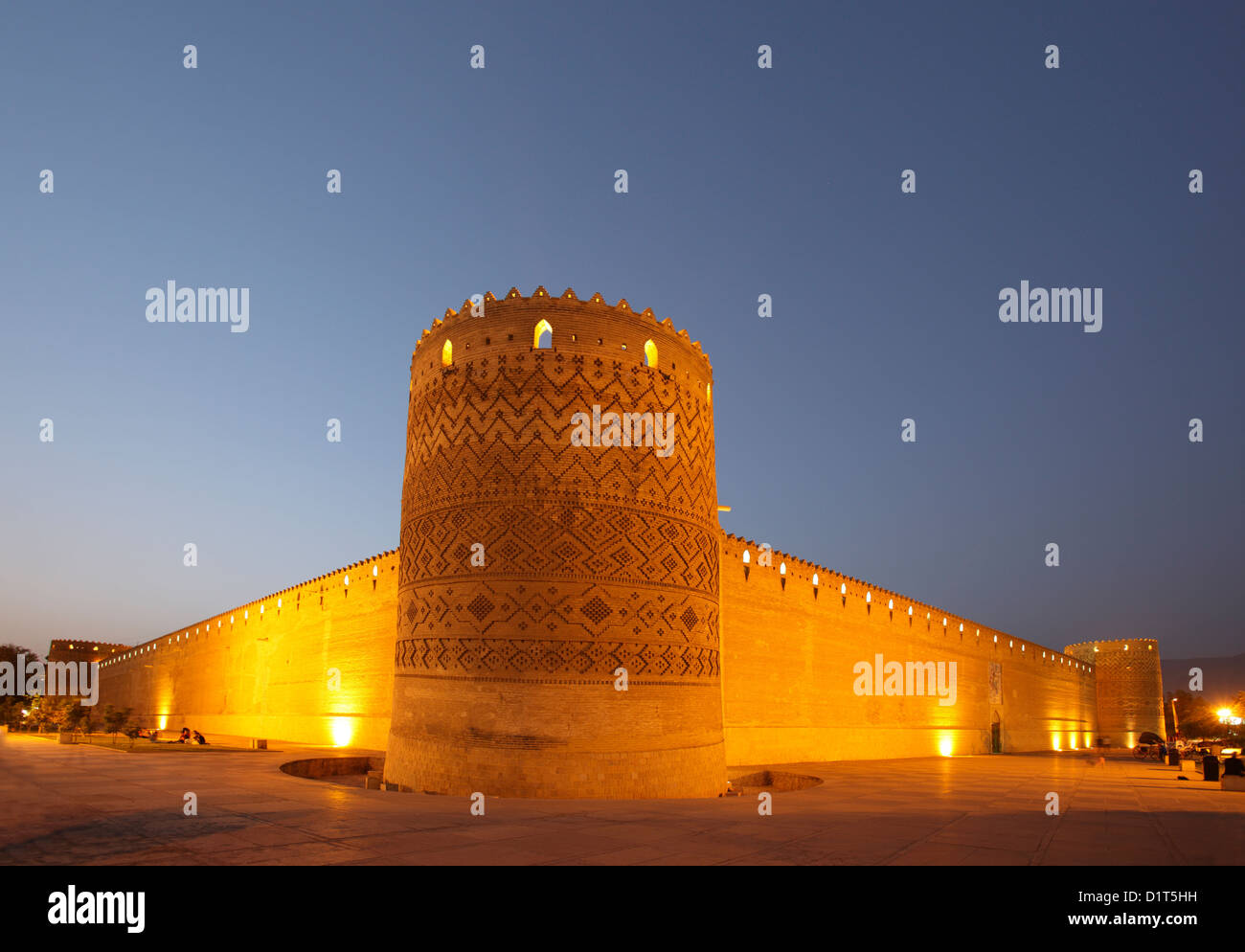 Arg-e Karim, also called the citadel of Karim Khan, Shiraz, Iran Stock ...
