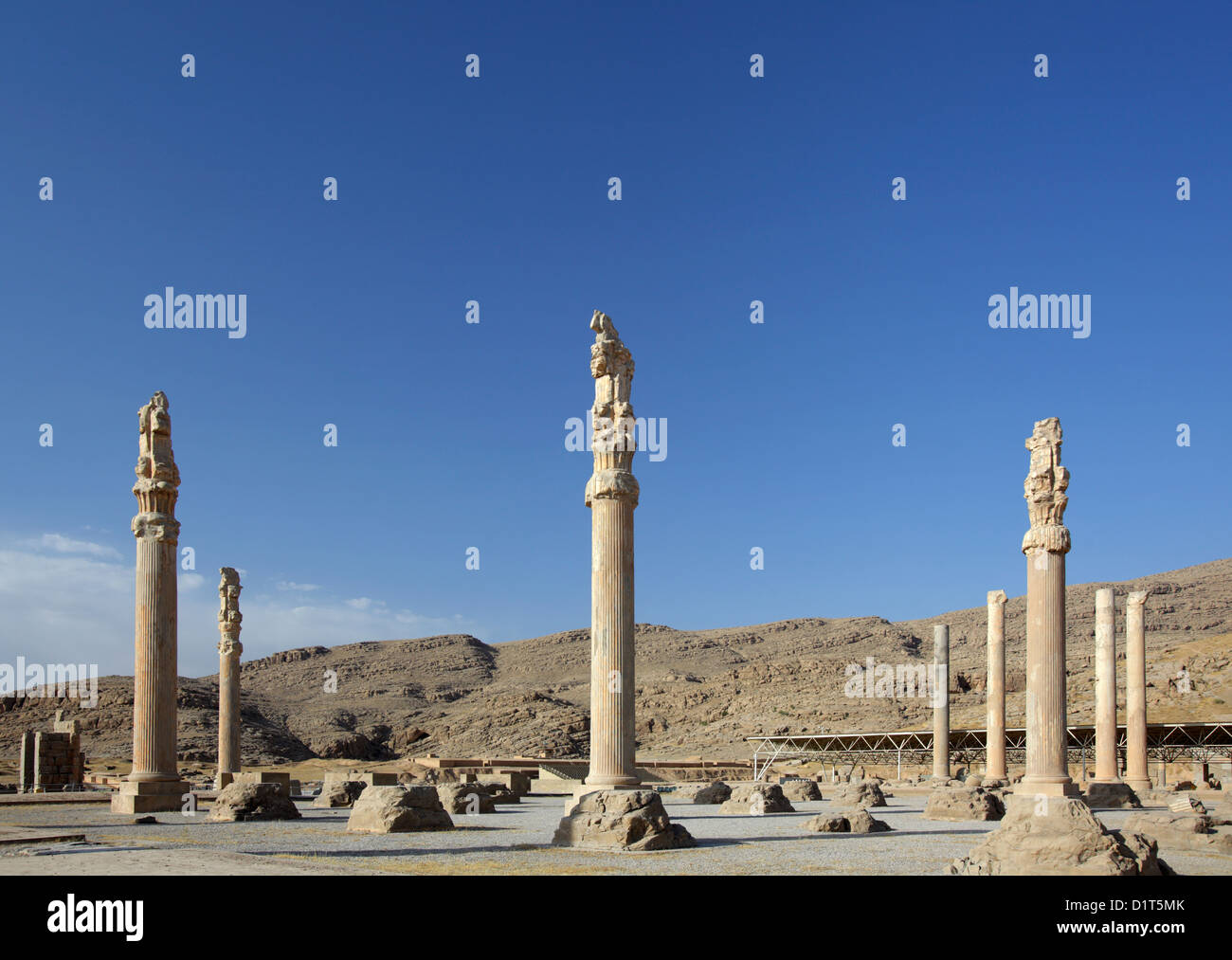 Remains of the Great Palace of Xerxes, Persepolis, Iran Stock Photo - Alamy